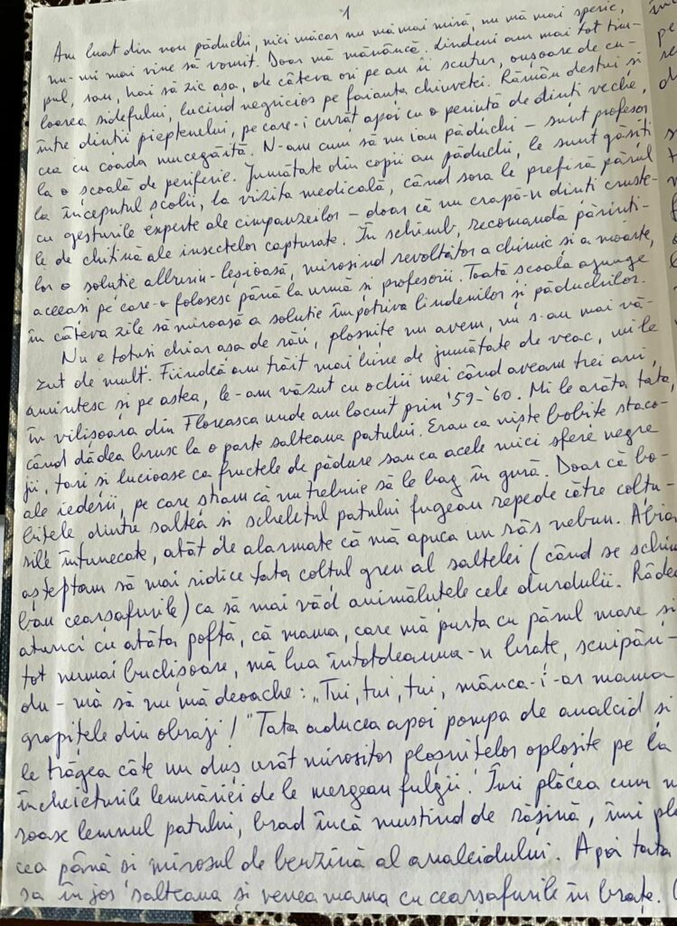 SCRISUL DE MÂNĂ – LONGHAND WRITING - ROMANIA SWEET ROMANIA