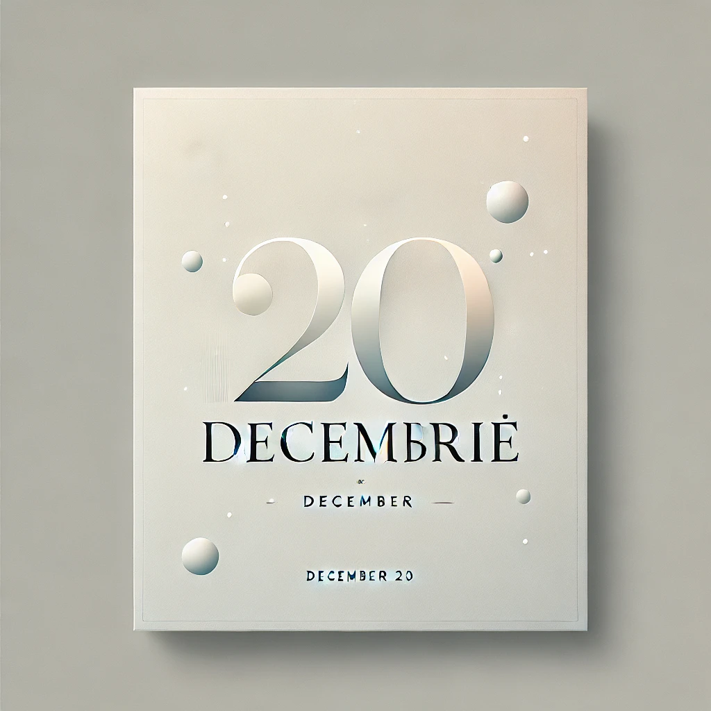 20 DECEMBRIE ÎN ISTORIE - ROMANIA SWEET ROMANIA